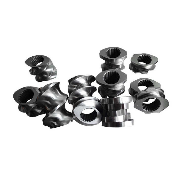 Double Screw Elements And Segmented Screw And Barrel For Extruder ...
