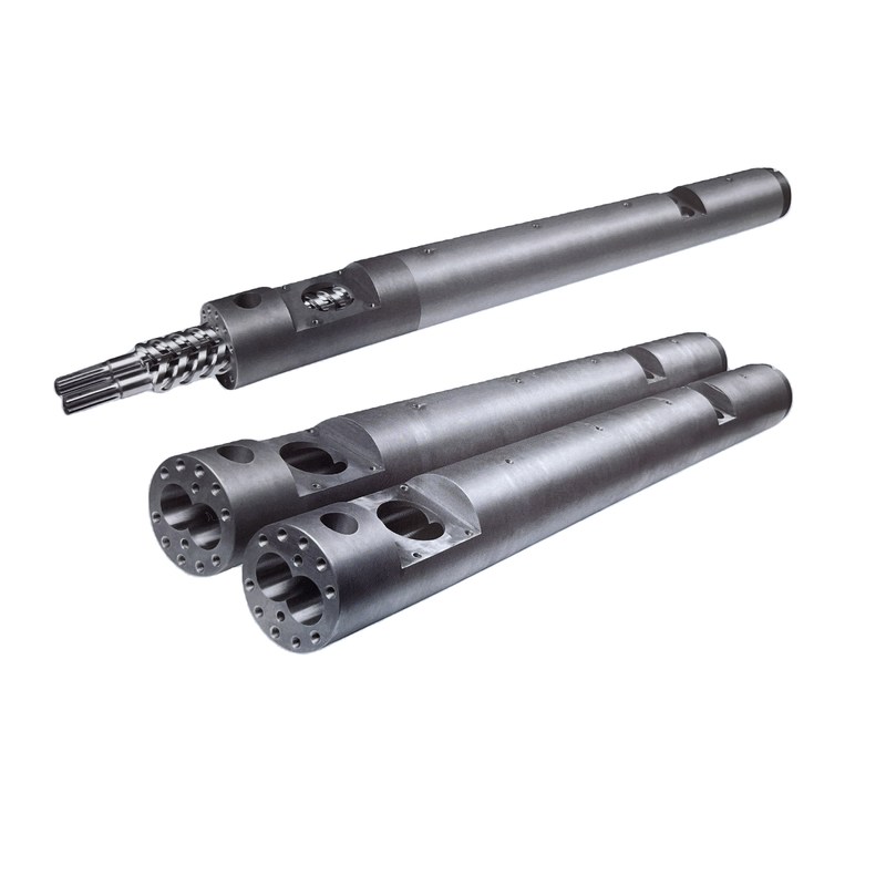 Dual Parallel Screws and Barrels Screw Cooling System Air Cooling 4 ...
