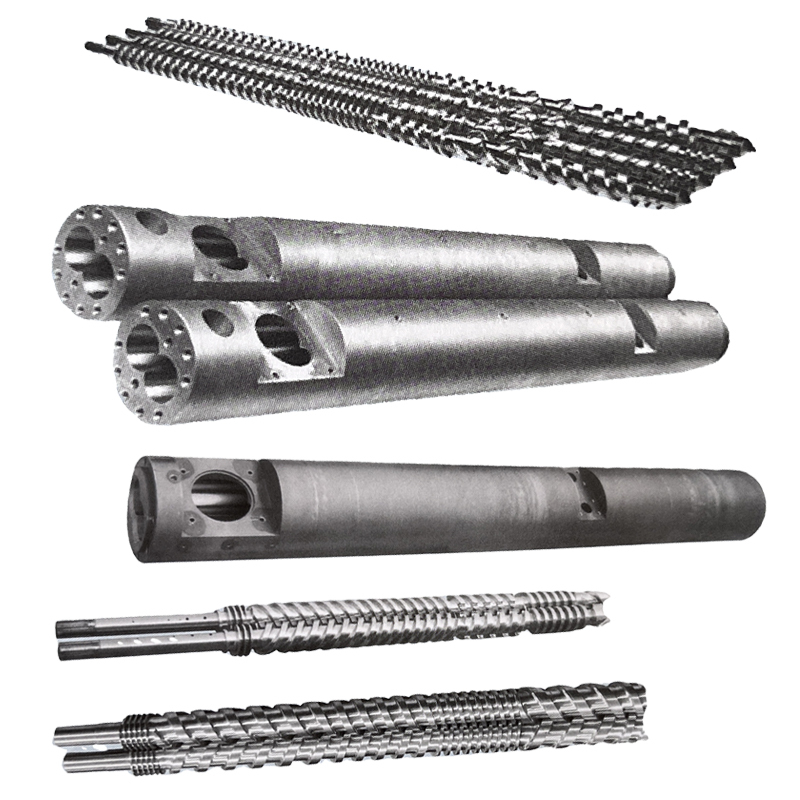 37kW Parallel Twin Screw Barrel with Bimetallic Coating